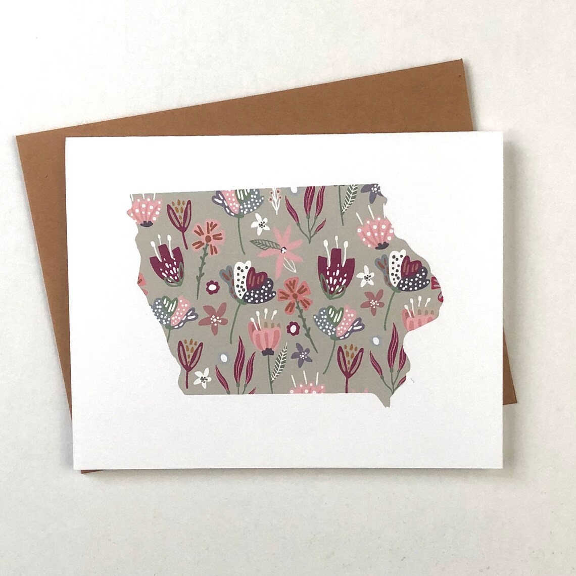 Iowa Greeting Card Iowa Gifts Iowa Cards Iowa State Gift - Etsy
