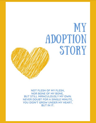 DIY Adoption Baby Book - Etsy