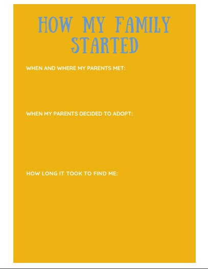 DIY Adoption Baby Book - Etsy