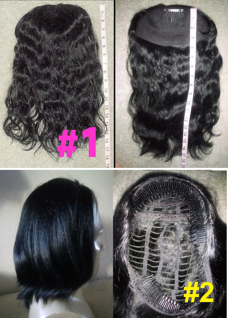 Vintage Human Hair Falls, Cascades, Wiglets. - New - Old Stock - Etsy