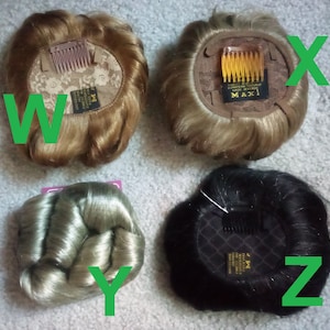Vintage Human Hair Falls, Cascades, Wiglets. - New - Old Stock - Etsy
