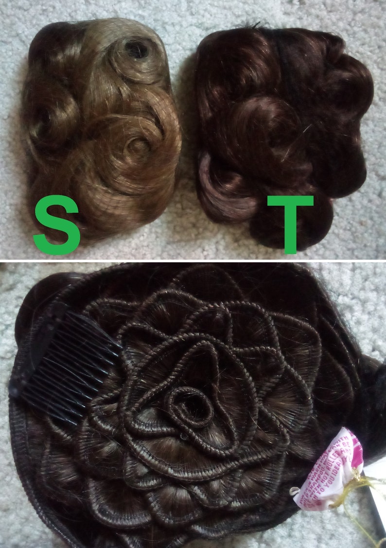 Vintage Human Hair Falls, Cascades, Wiglets. - New - Old Stock - Etsy