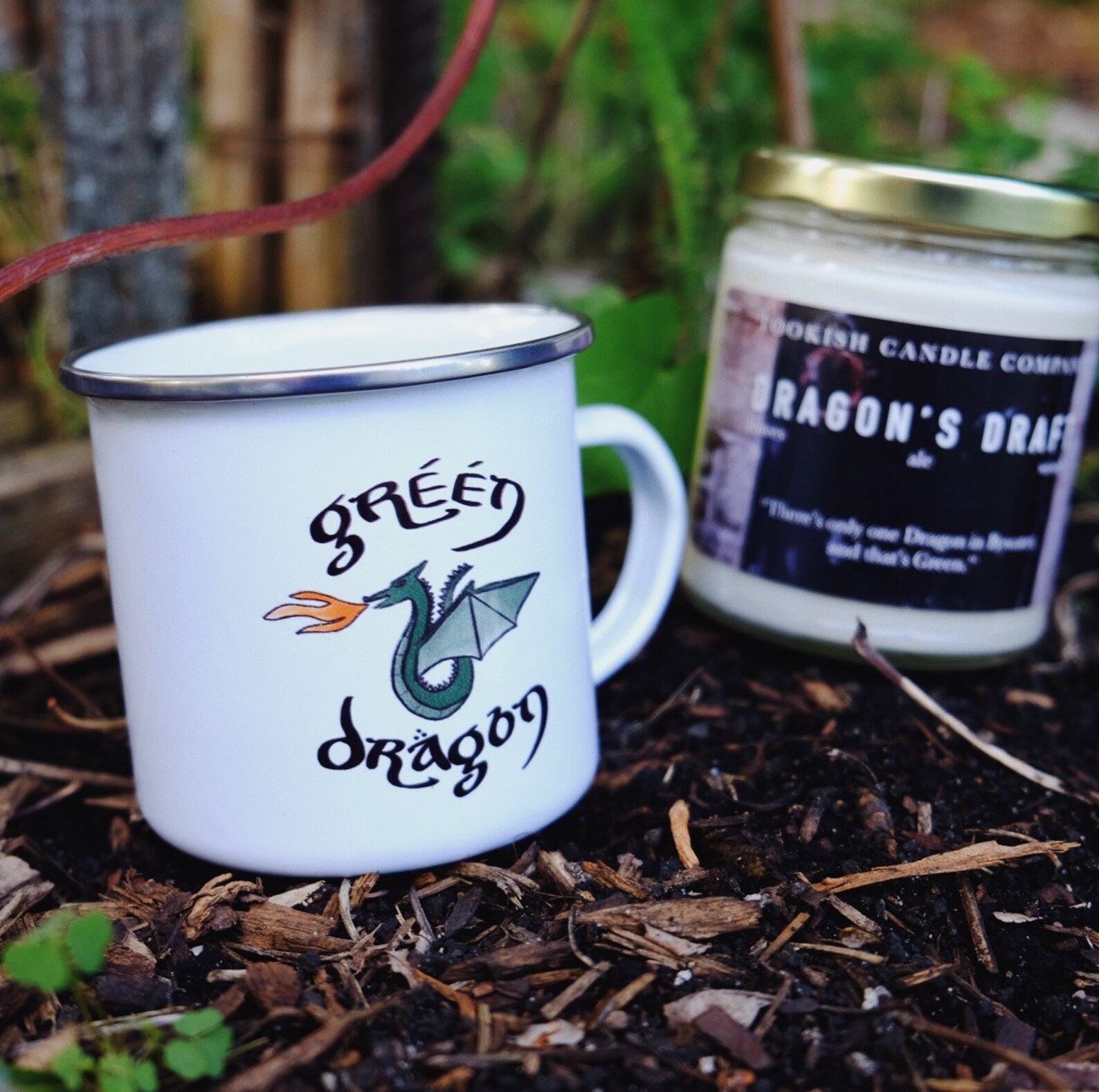 Green Dragon Mug / Camp Mug - Etsy