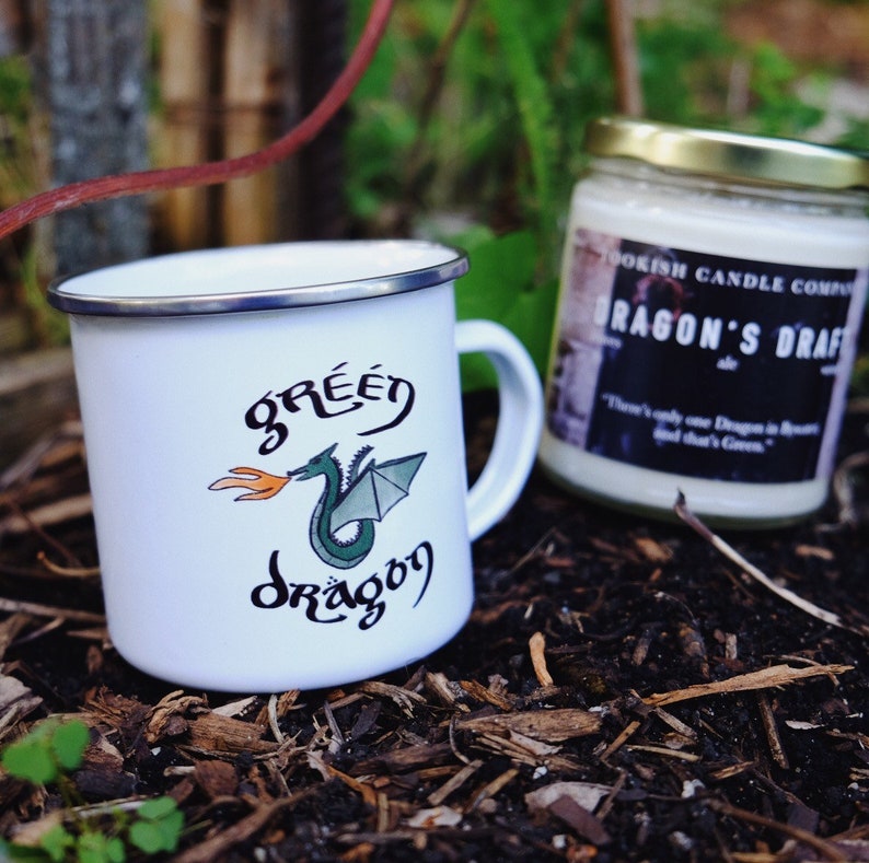 Green Dragon Mug / Camp Mug - Etsy