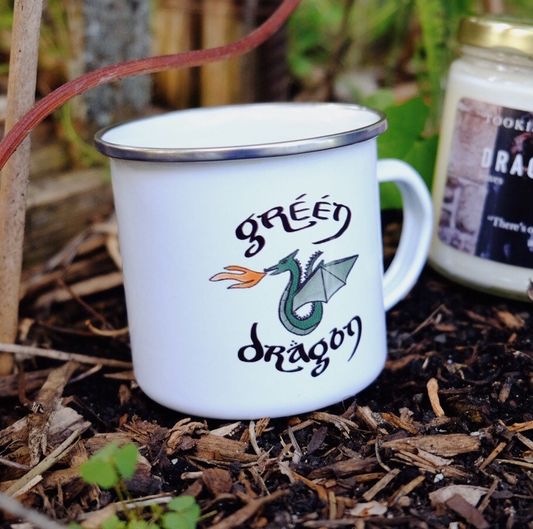 Green Dragon Mug / Camp Mug - Etsy
