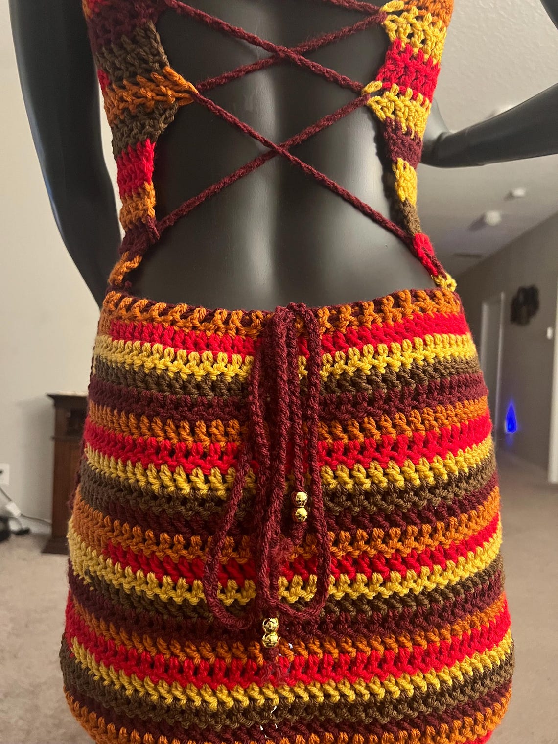 Fall Inspired Crochet Dress - Etsy