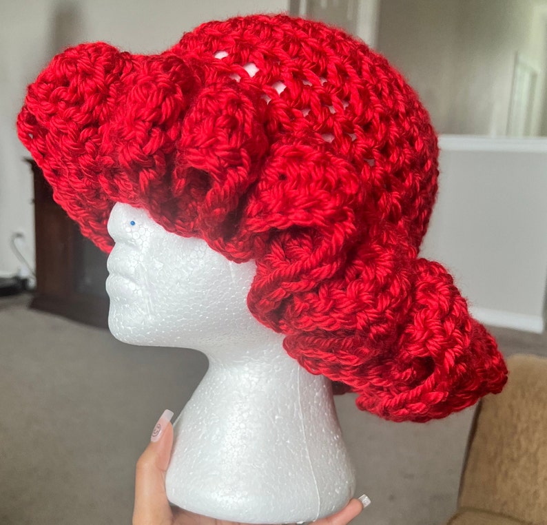 Crochet Ruffle Hat - Etsy