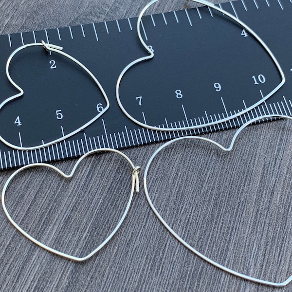 Wire Heart Necklace - Etsy