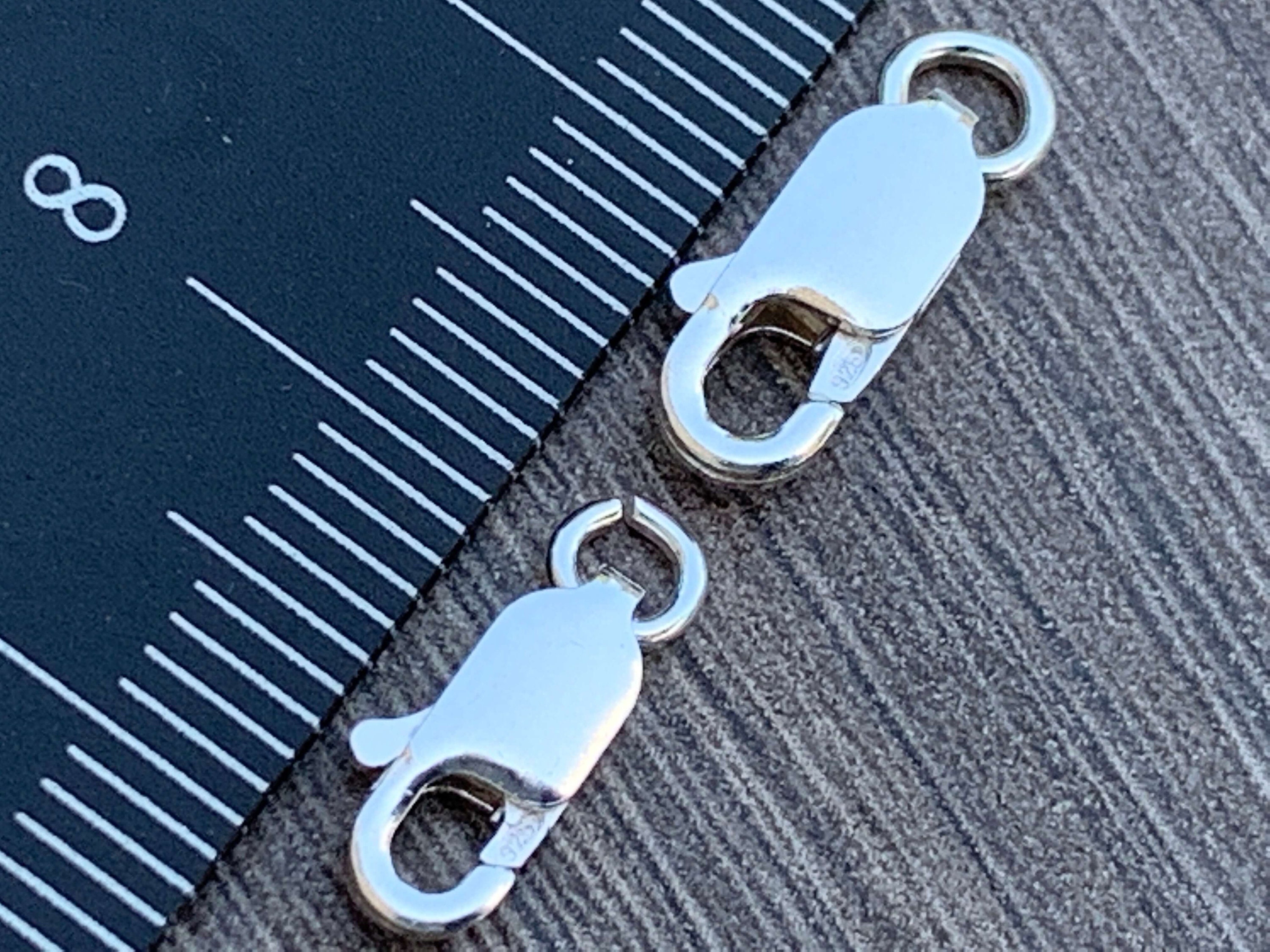 Sterling Silver Lobster Clasp With Open Jump Ring - Italian Jewelry ...