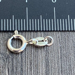 Sterling Silver Spring Clasp With 925 Quality Tag -6mm/7mm/8mm - High ...
