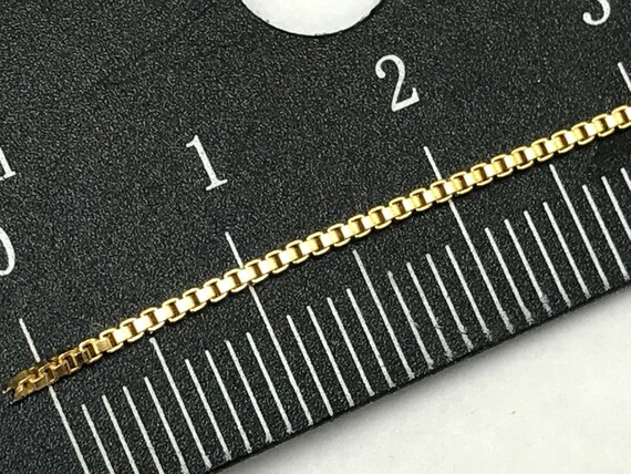 1mm BOX CHAIN 14KT Gold Filled Continuous Unfinished Chain | Etsy