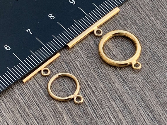 14kt Gold Filled Toggle Clasp Set 11mm or 15mm Ships Out - Etsy
