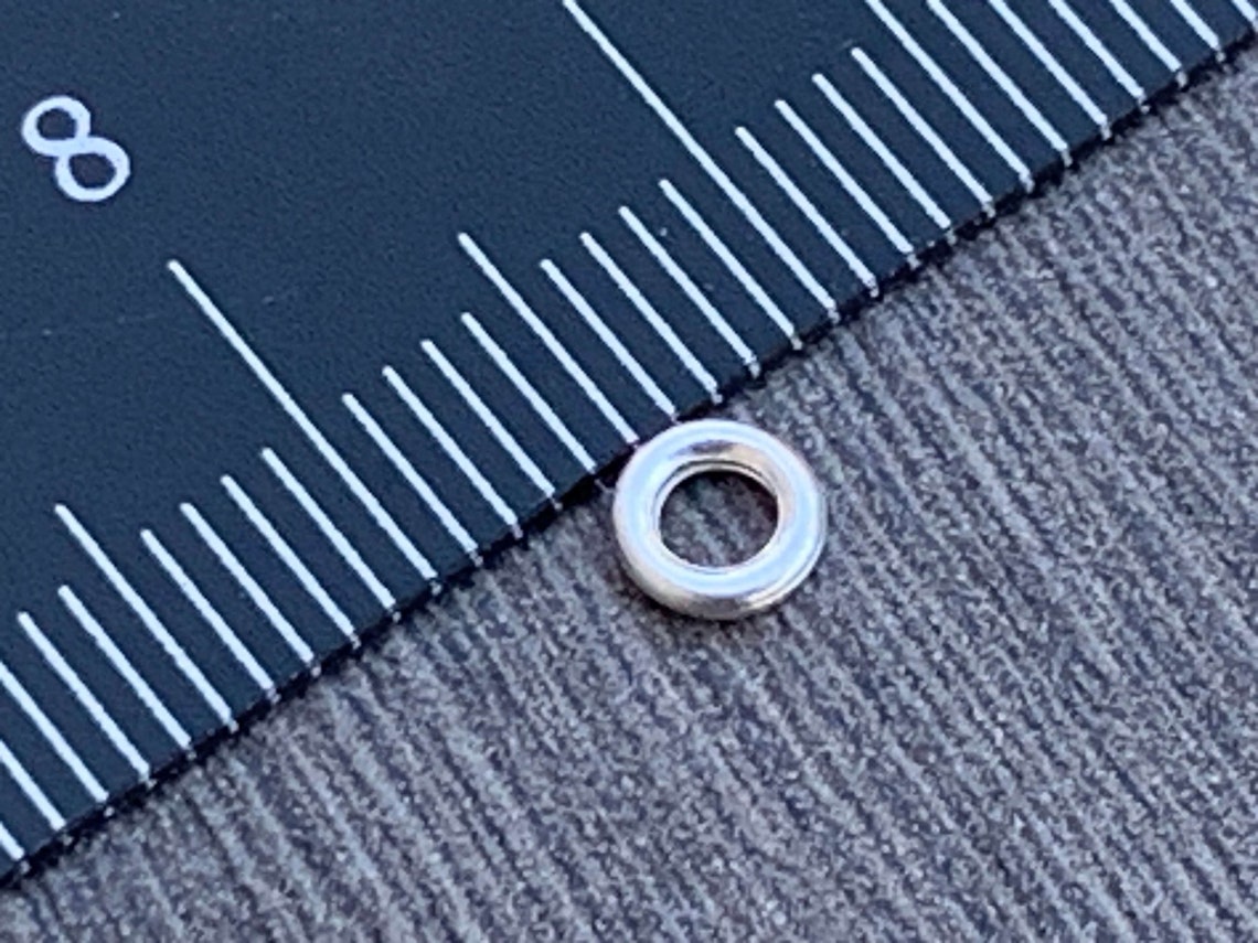 Sterling Silver CLOSED Jump Ring 2mm 3mm Jump Rings 18 Gauge - Etsy