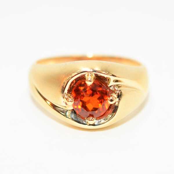 Mens Ring Orange - Etsy
