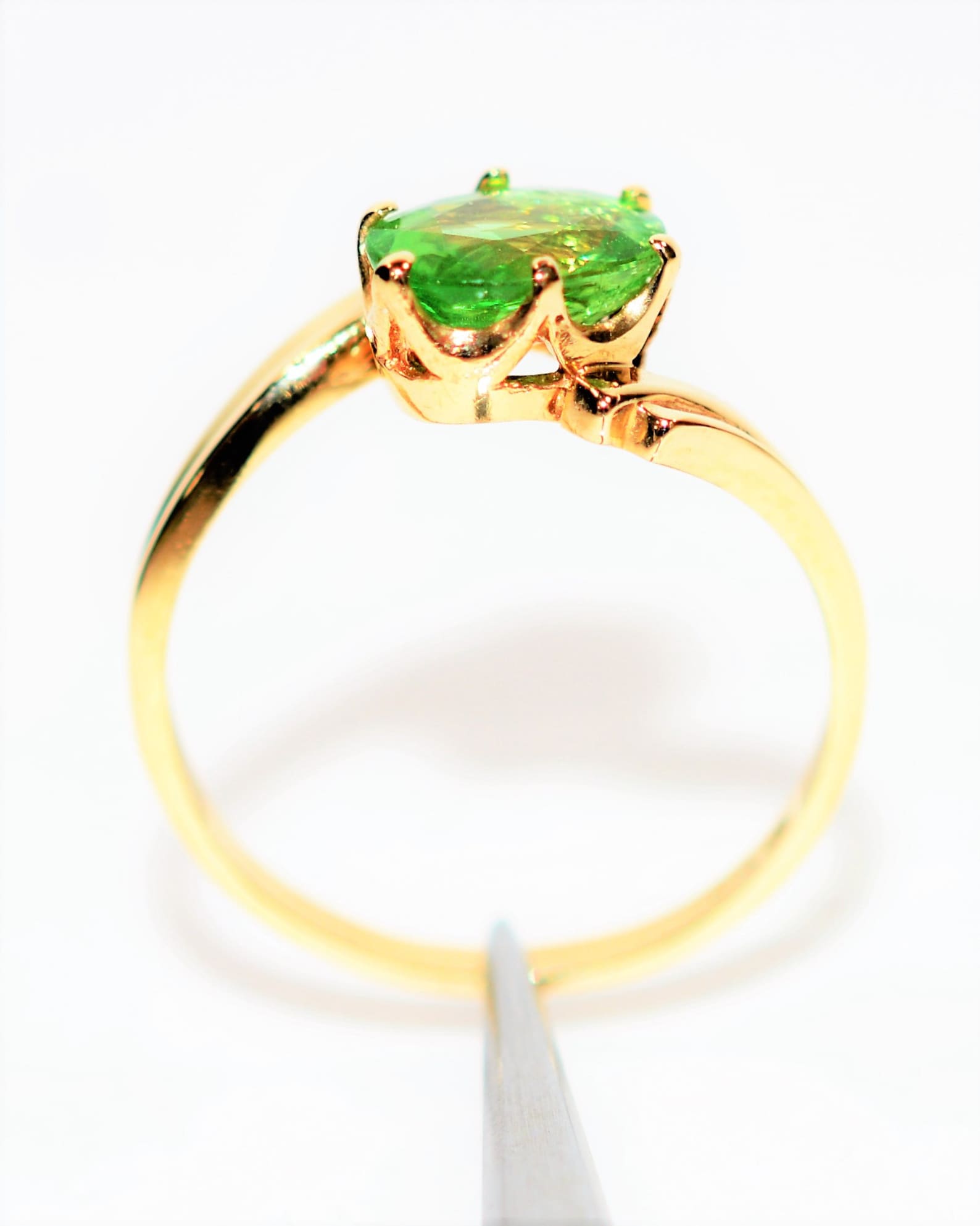 Natural Color Change Garnet Ring 10K Solid Gold 1.66ct - Etsy