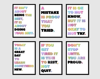 Growth Mindset Classroom Posters, Classroom Posters, Inspiring ...