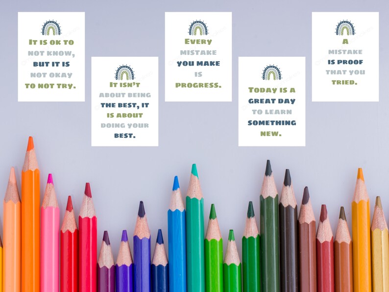 Growth Mindset Classroom Posters, Classroom Posters, Inspiring ...