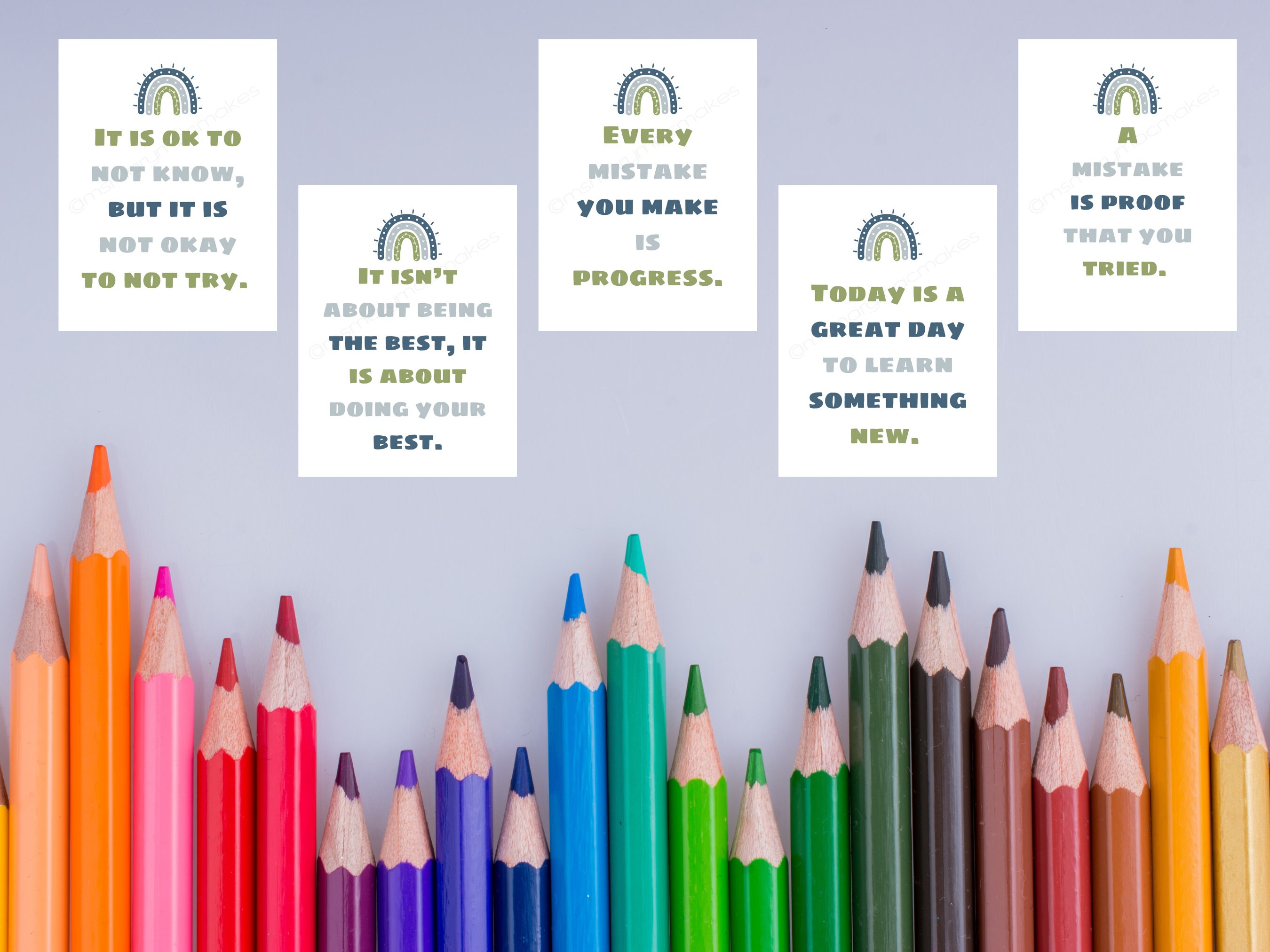 Growth Mindset Classroom Posters, Classroom Posters, Inspiring ...