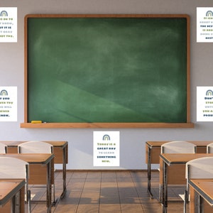 Growth Mindset Classroom Posters, Classroom Posters, Inspiring ...