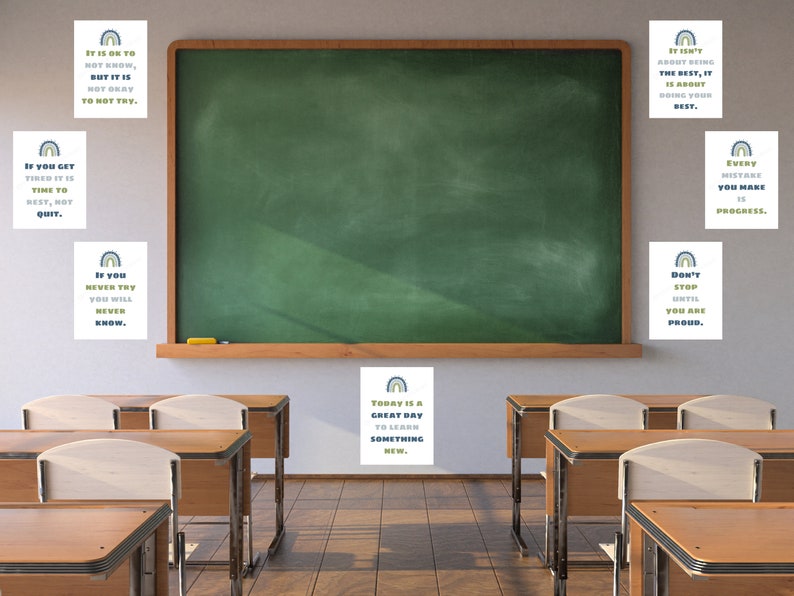 Growth Mindset Classroom Posters, Classroom Posters, Inspiring ...