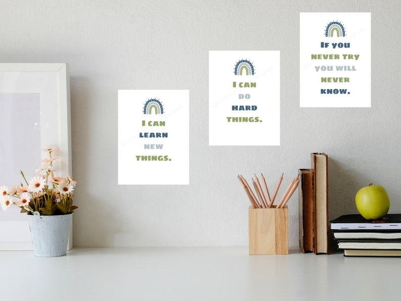 Growth Mindset Classroom Posters, Classroom Posters, Inspiring ...