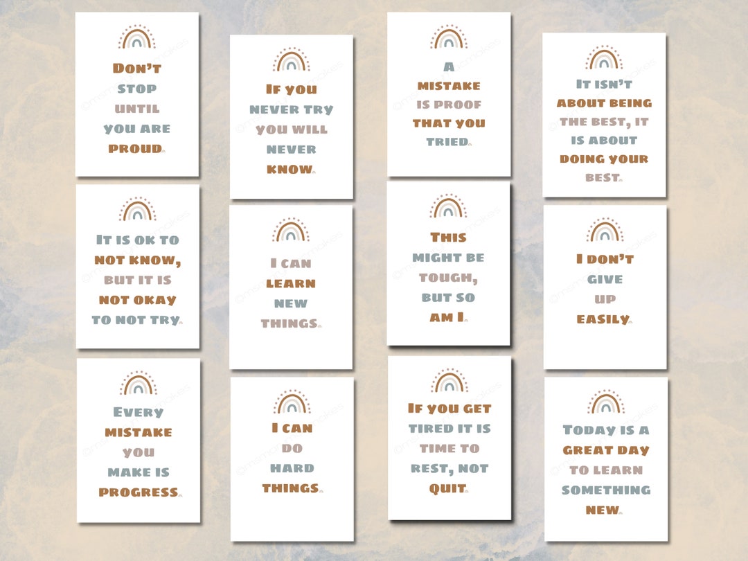 Growth Mindset Classroom Posters, Classroom Posters, Inspiring ...