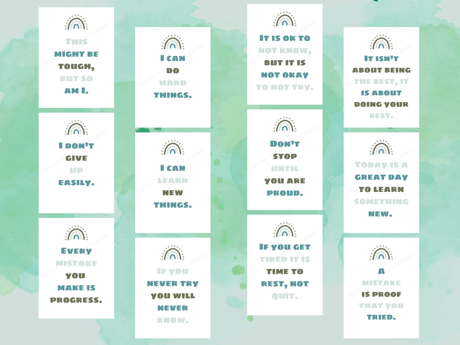 Growth Mindset Classroom Posters, Classroom Posters, Inspiring ...