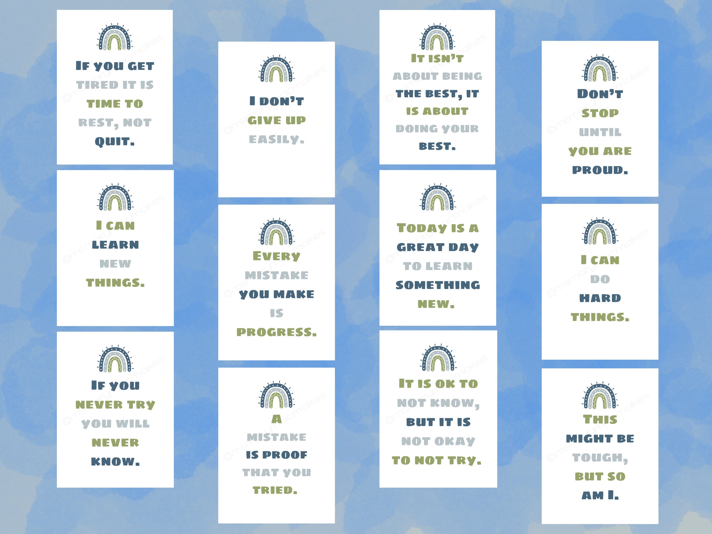 Growth Mindset Classroom Posters, Classroom Posters, Inspiring ...