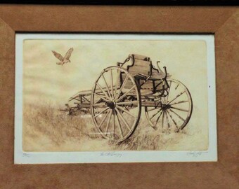Sandy Scott Etching | Etsy