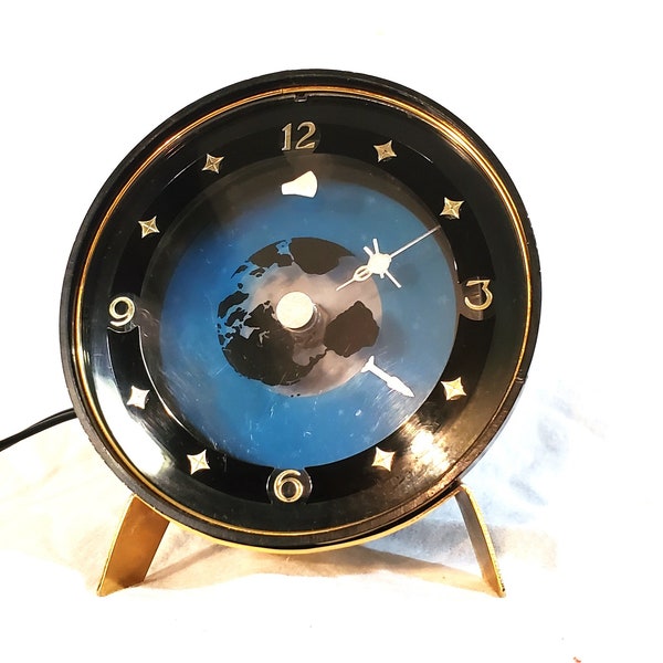 Space Age Clock - Etsy