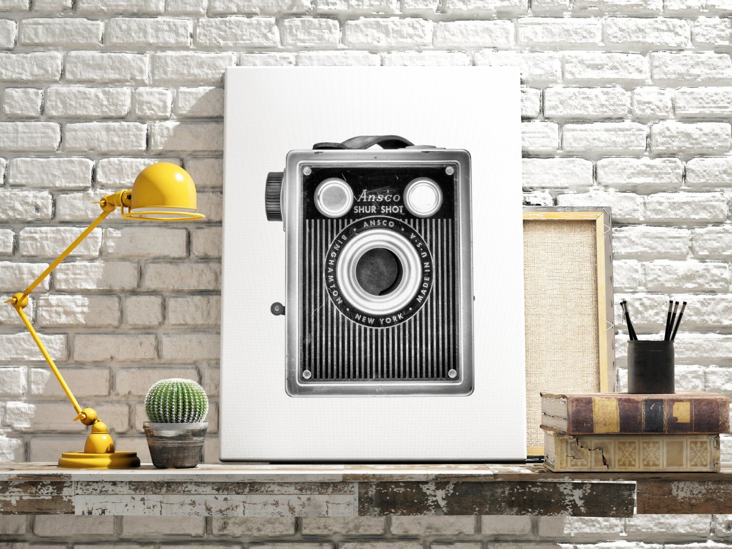 RETRO DECOR - Vintage Camera - Art Deco - Loft - Retro Modern Art ...