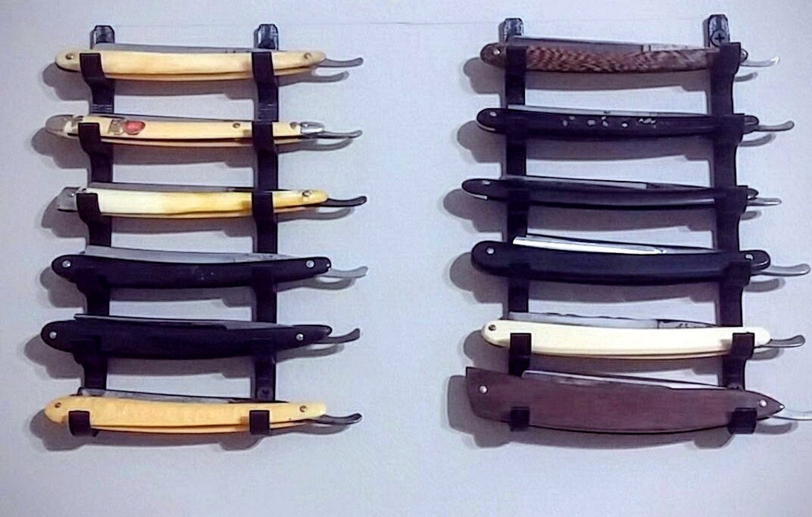 Straight Razor Landing Strips Display Rack | Etsy