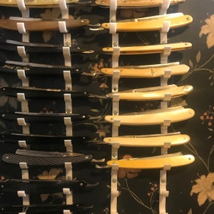 Straight Razor Landing Strips - Display Rack - Etsy