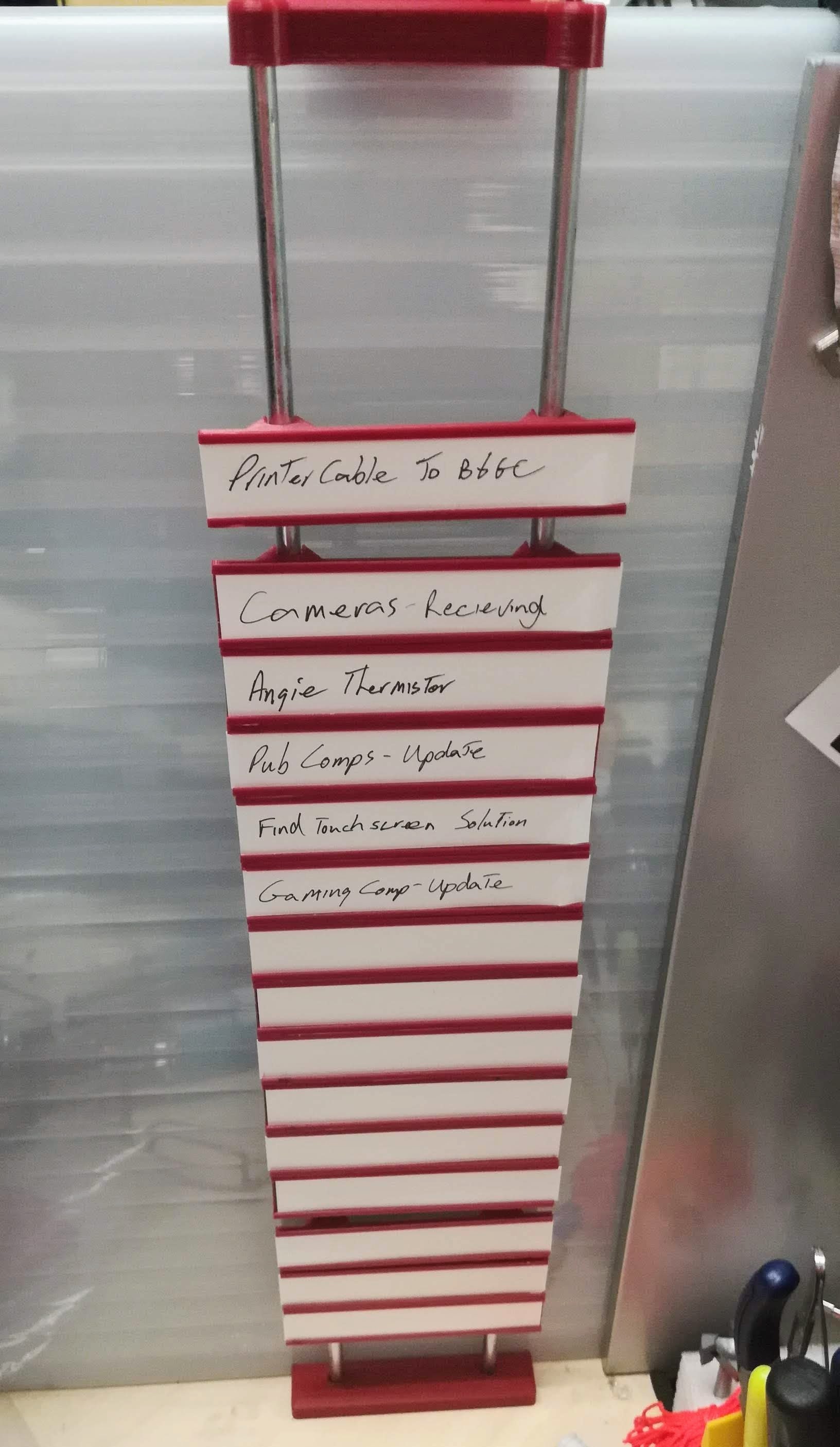 Magnetic To-do List - Dry Erase Flight Progress Style Strips - Etsy