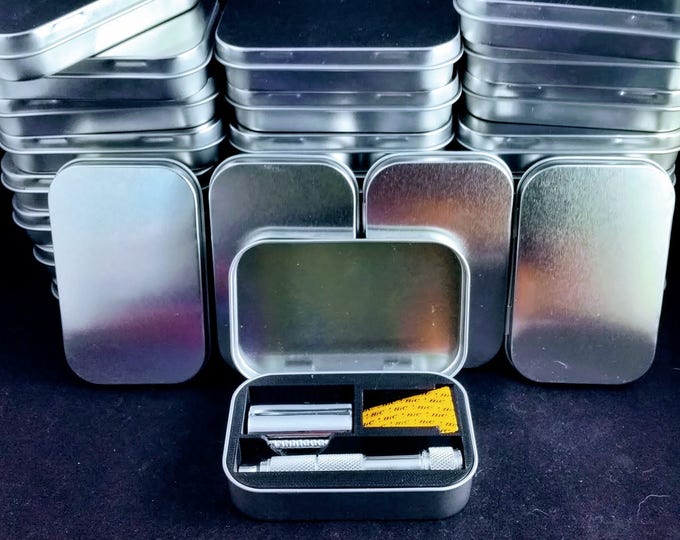 Travel Razor Tins Altoids Size - Etsy