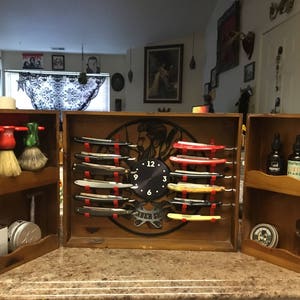 Straight Razor Landing Strips - Display Rack - Etsy Canada