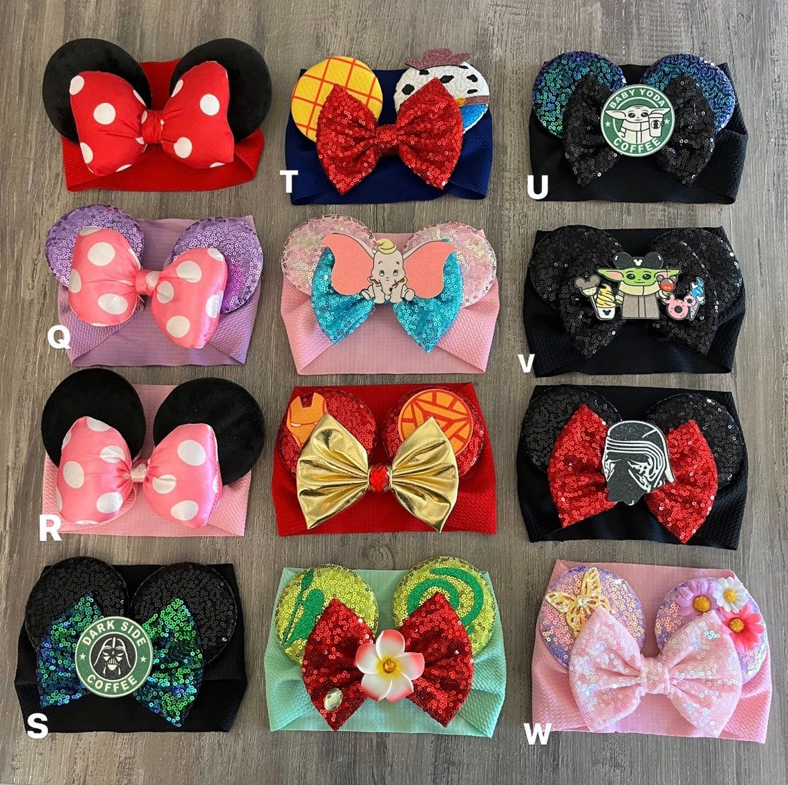 Disney Character Baby Minnie Mouse Ears - Etsy
