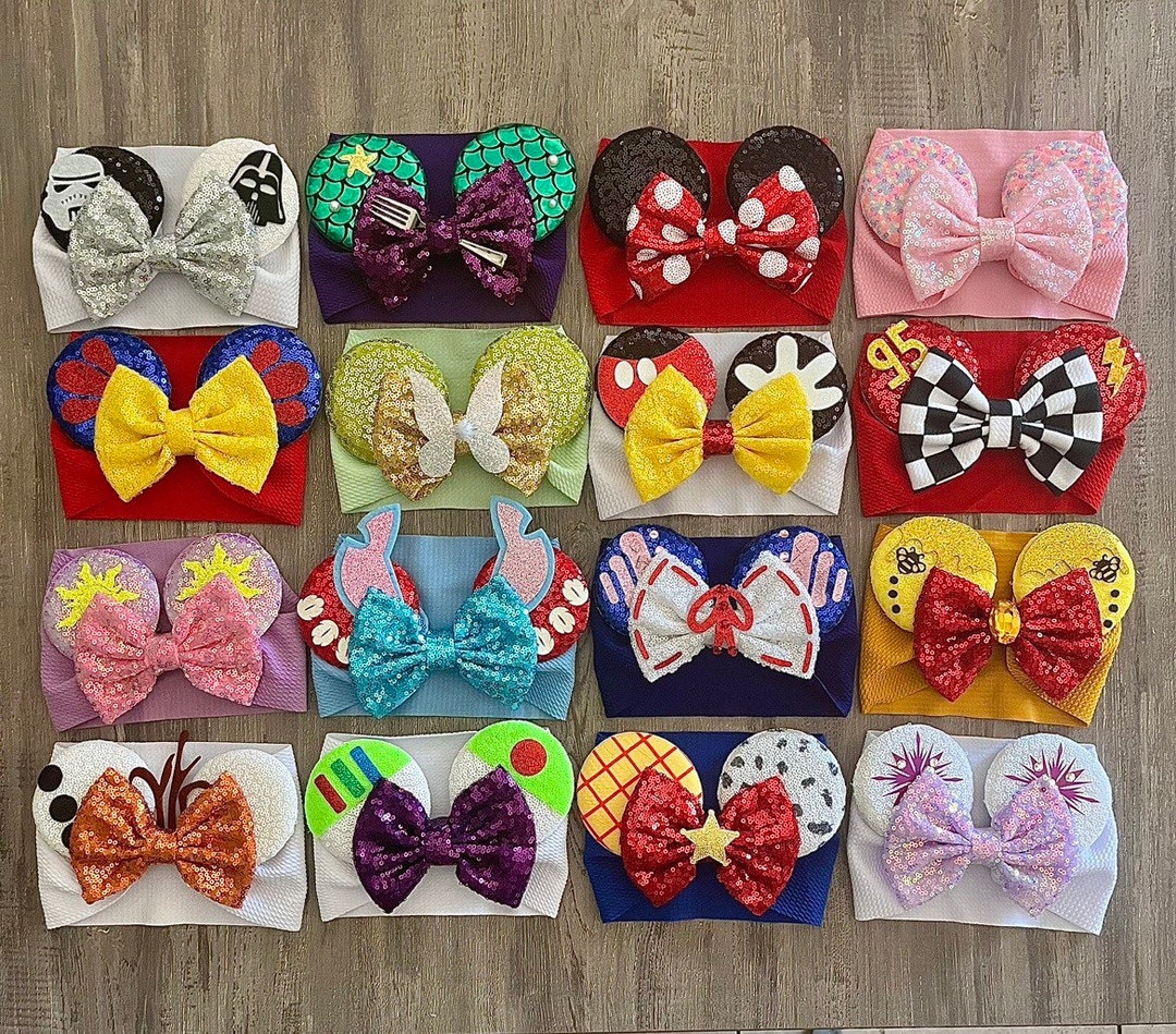 Disney Character Baby Minnie Mouse Ears - Etsy