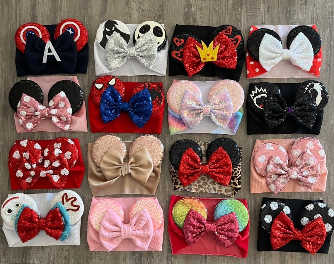 Disney Character Baby Minnie Mouse Ears - Etsy