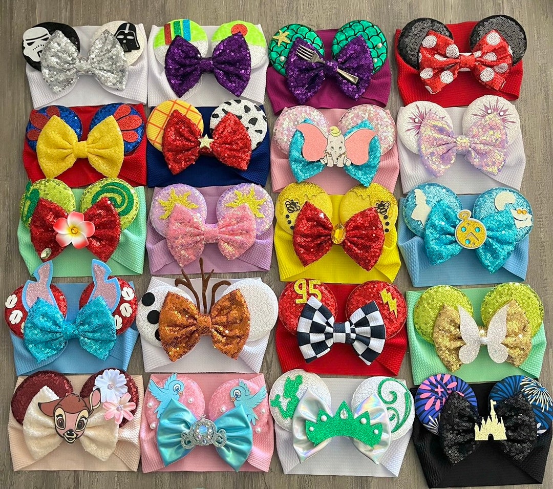 Disney Character Baby Minnie Mouse Ears - Etsy