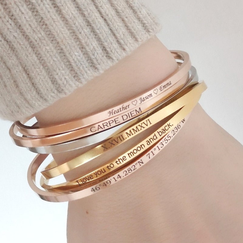 Personalized Bracelet - Etsy