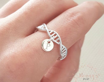 DNA Earrings DNA Jewelry Biology Science Twist | Etsy