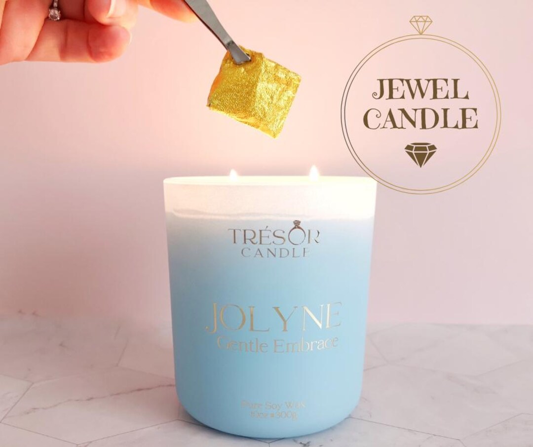 Fine Jewelry Candle Treasure Candle 925 Sterling Silver Jewelry ...