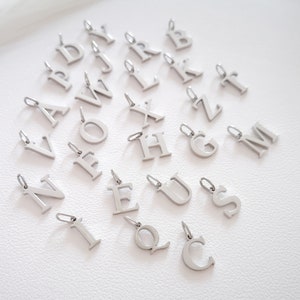 Smallcapital Letters Pendant Initial Charms Letter Charms Letter ...