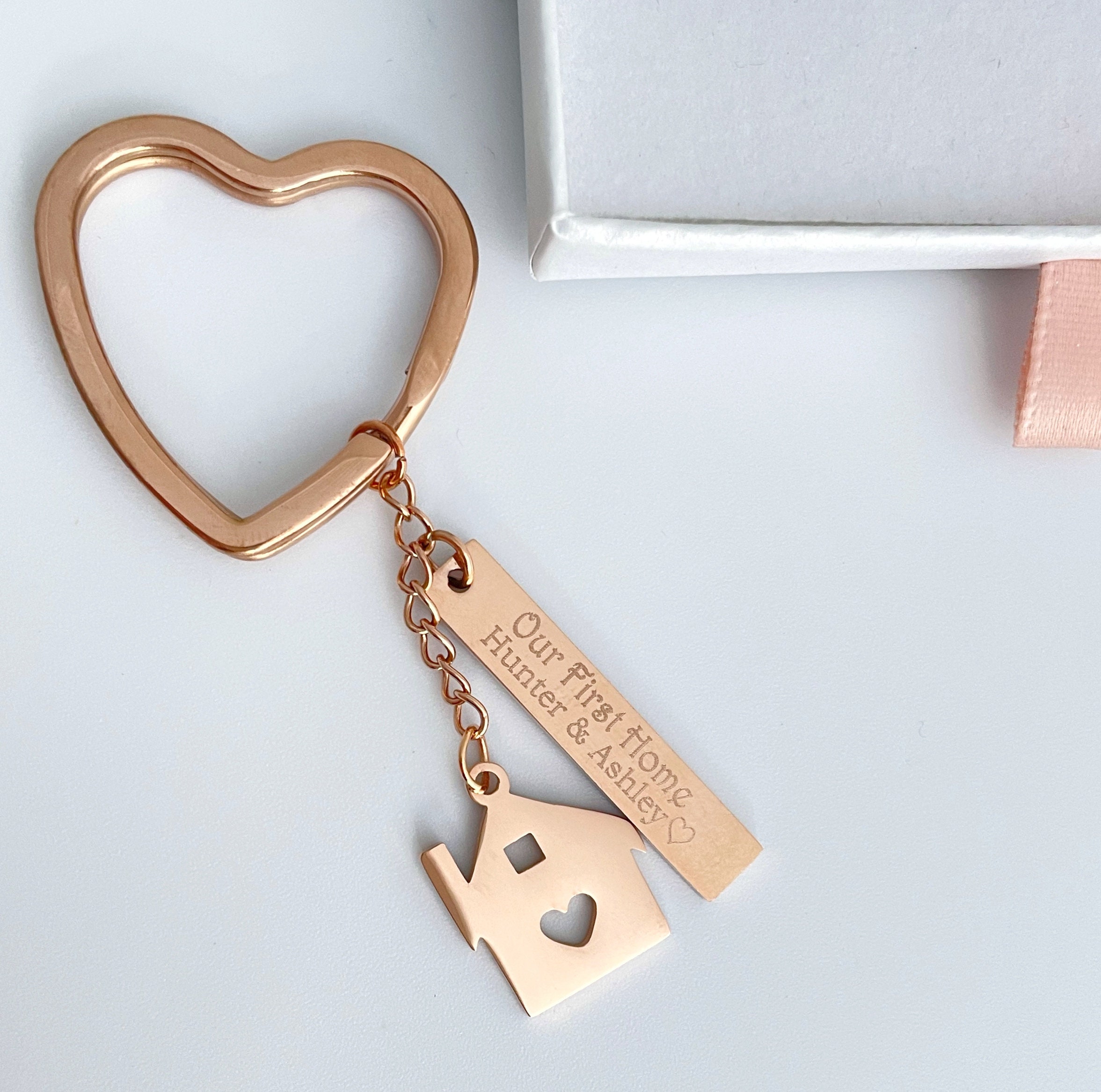 Personalized Keychain Our First Home Keychain New Home Gift - Etsy Canada