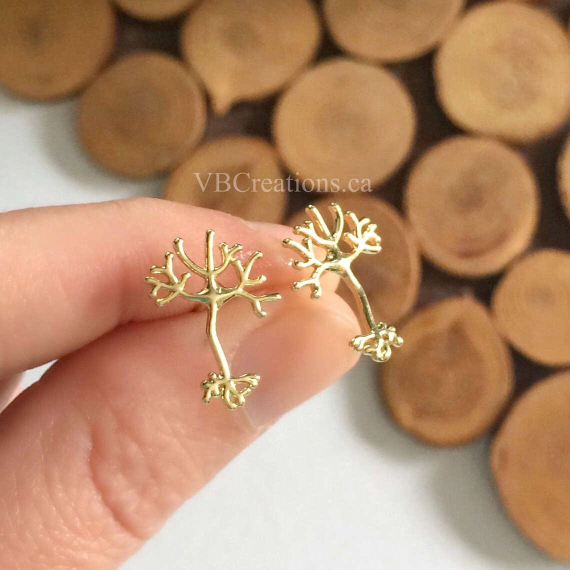 Neuron Earrings - Neuron Jewelry - Neurone - Science Jewelry - Cellular ...