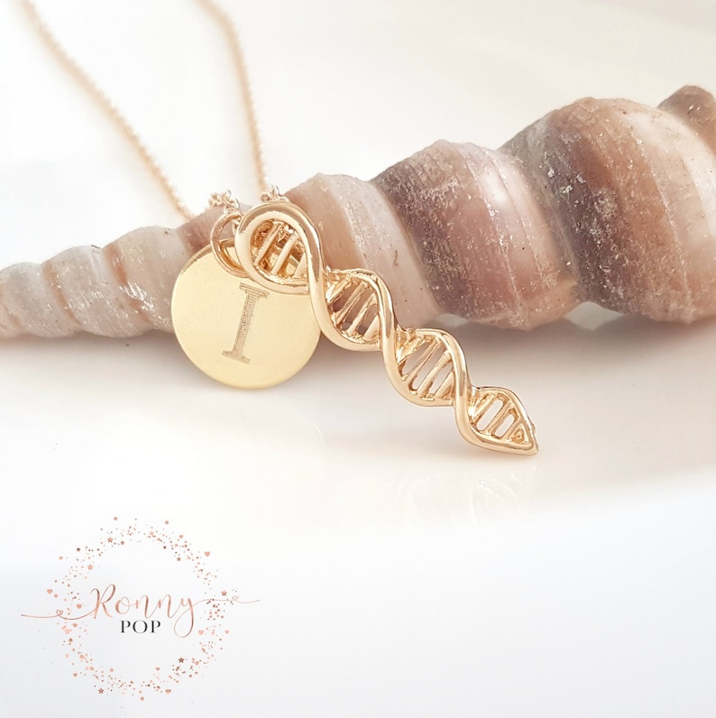 DNA Necklace DNA Jewelry Doctor Gift Biology Biologist - Etsy