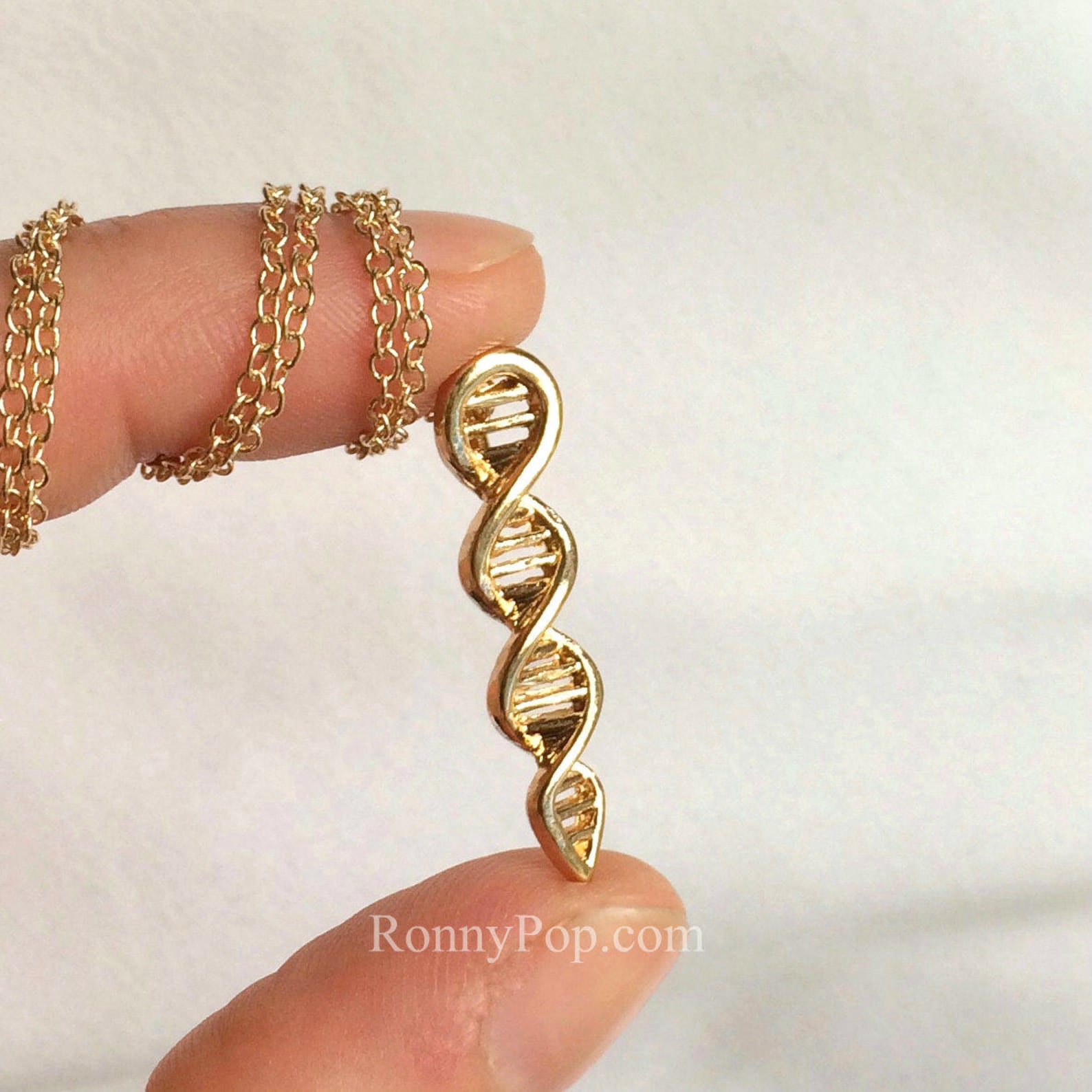 DNA Necklace - DNA Jewelry - Doctor Gift - Biology - Biologist Jewelry ...
