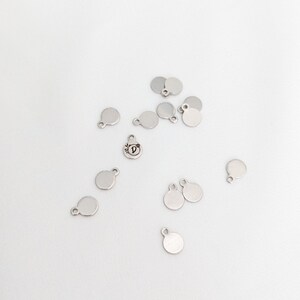 1/5/10/25/50/100/250/500PCS Logo Personalized Tag 6mm Custom Charms ...