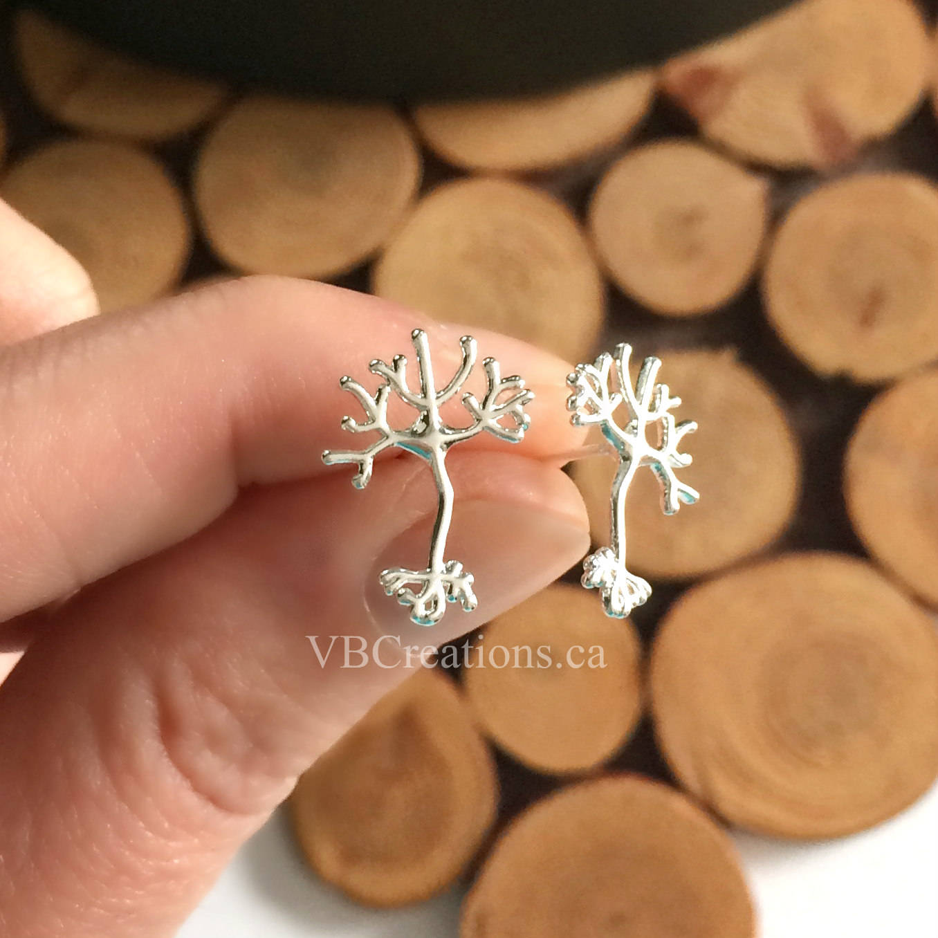 Neuron Earrings - Neuron Jewelry - Neurone - Science Jewelry - Cellular ...